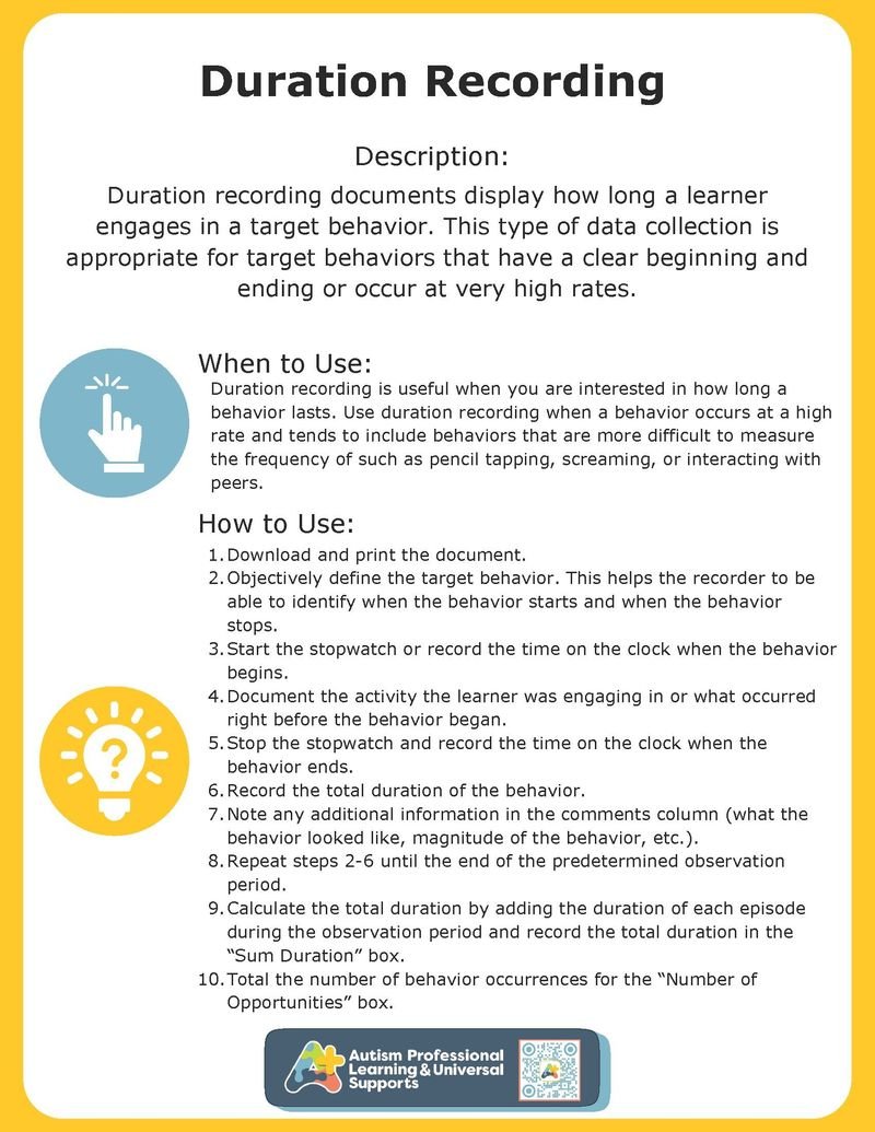 Autism Professional Learning & Universal Support Project | Duration ...